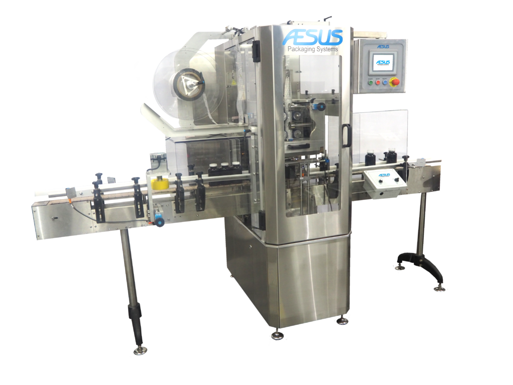 Compact Premier Continuous Motion Fully Body and Tamper Evident Shrink Labeler - AutoFlex Technology